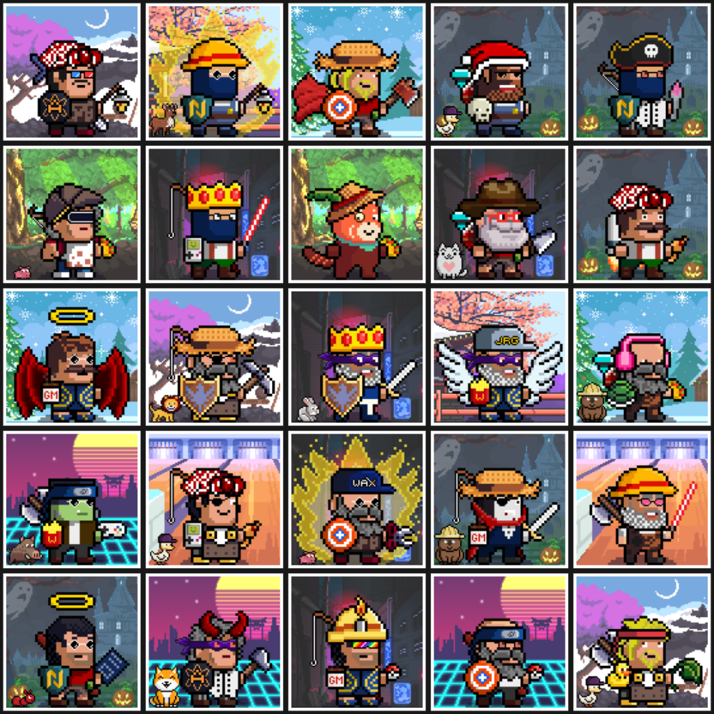 Waxel PFP - 500 Mining Power for Wombat Dungeon Master - WAXEL.NET